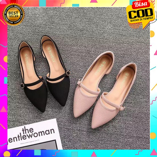 Jual Sepatu Plat Shoes Wanita Import Premium Pesta Polos Perempuan ...