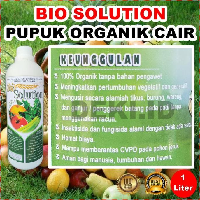Jual Bio Solution 1 L Pupuk Organik Cair POC Asam Amino Tanaman ...