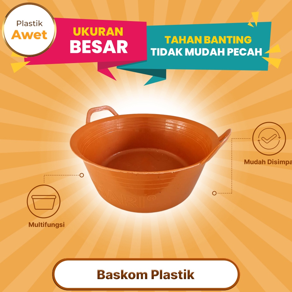 Jual Promosi MenarikSs9S3 Baskom Plastik Besar Jumbo Serbaguna Kuping ...