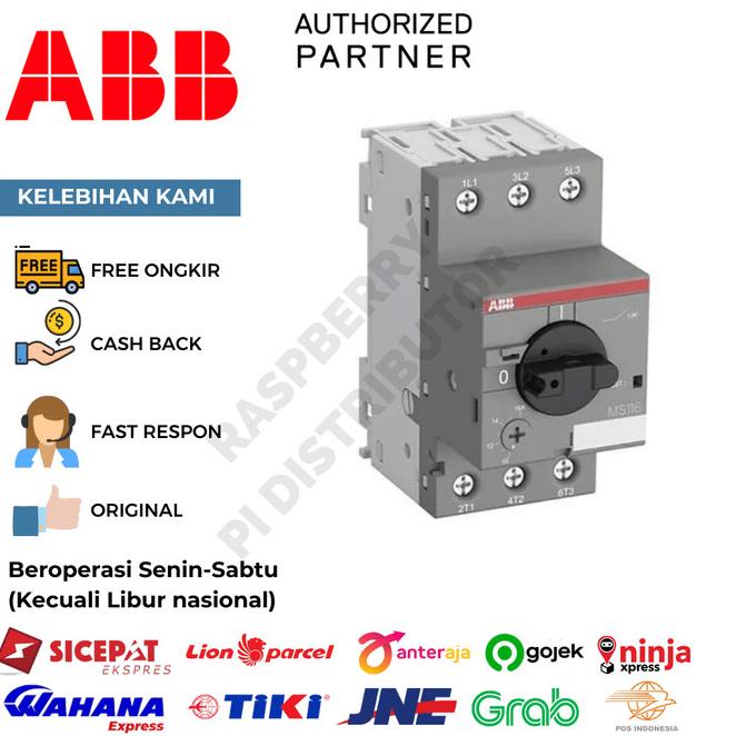 Jual Abb 1Sam250000R1005 Ms116-1.0 Manual Motor Starter | Shopee Indonesia