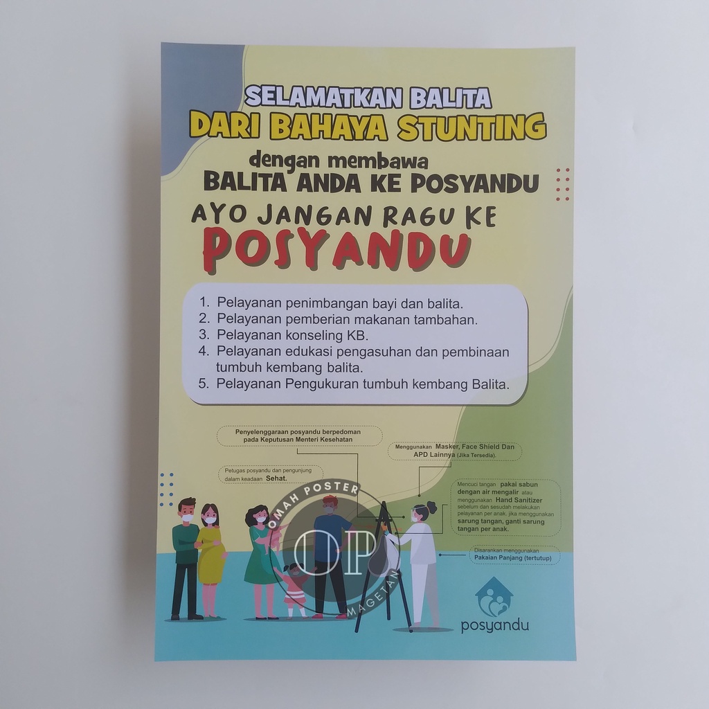 Jual Poster Selamatkan Balita dari Stunting - Bawa Balita Anda ...