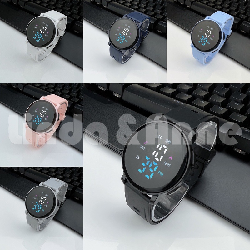 Jual Jam Tangan LED Digital Sport Watch Wanita dan Pria Fashion ...