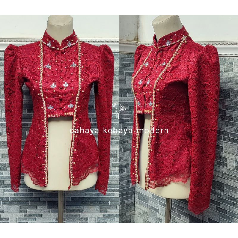 Jual Kebaya Wisuda Full Furing | Kebaya Muslim [ A14 ] | Shopee Indonesia