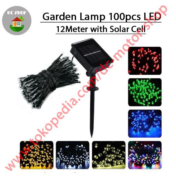 Jual Lampu LED Hiasan Taman Jalan Pohon Natal Tenaga Surya Solar Cell ...