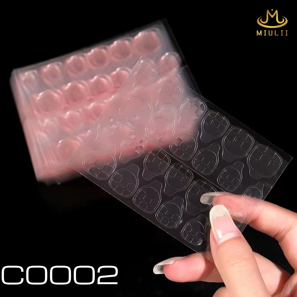 Jual Yuk di order C0002 Pink Jelly Glue / LEM KUKU PALSU 120 Pcs ...