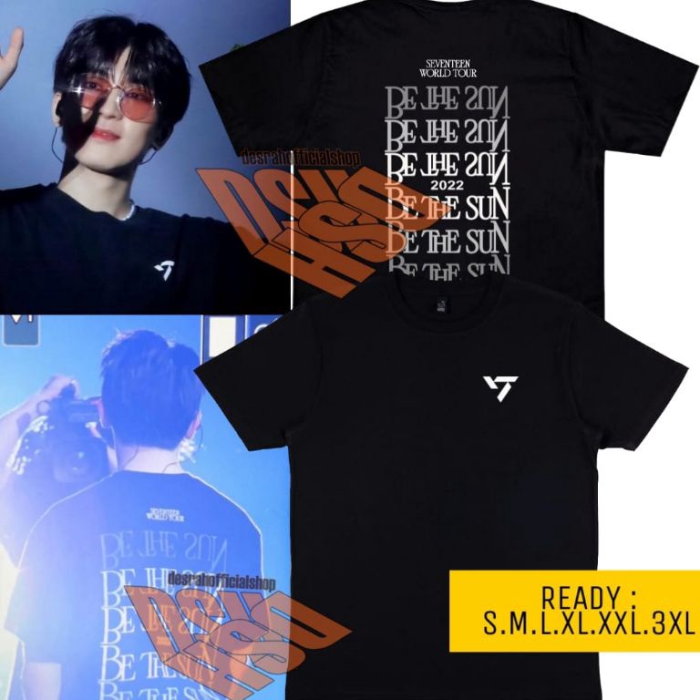 Jual LANGSUNG KIRIM!. KAOS seventeen BE The SUN world tour new VERSI ...