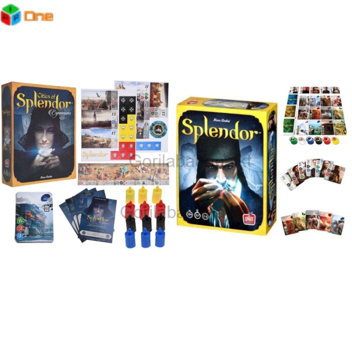 Jual Splendor Board Game ENGLISH VERSION Splendor Expansion | Shopee ...