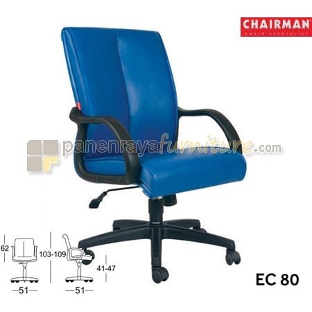 Jual Kursi Kantor EC80 Chairman Capri Hydrolic, Tilting Control Executive Chair | Shopee Indonesia