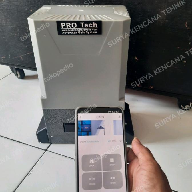 Jual Smart Sliding Gate PRO Tech 1000 Mesin Pagar Gerbang Otomatis ...