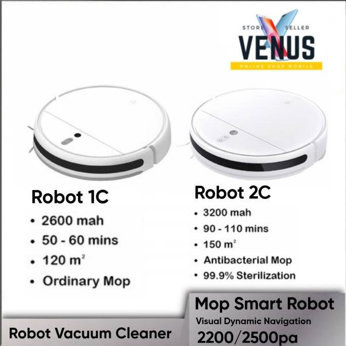 Jual Mi Robot Vacuum 2C - Mi Robot Vacuum Mop 1C | Shopee Indonesia