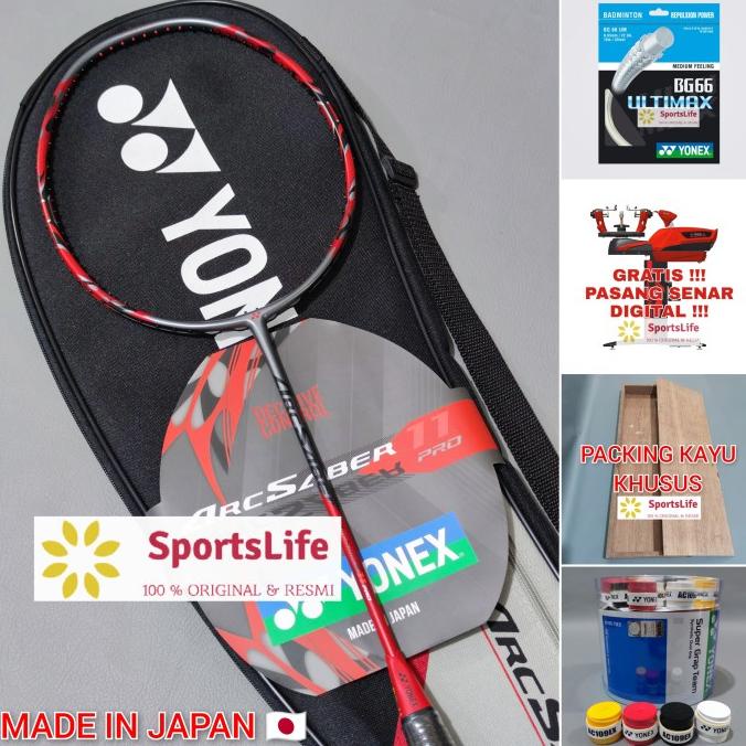 Jual RAKET BADMINTON YONEX ARCSABER 11 PRO ORIGINAL MADE IN JAPAN | Shopee Indonesia