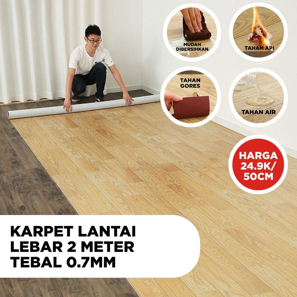 Jual Promo Paus Biru - Karpet Lantai Vinyl Roll Tebal 0.7 Mm Decorasi ...
