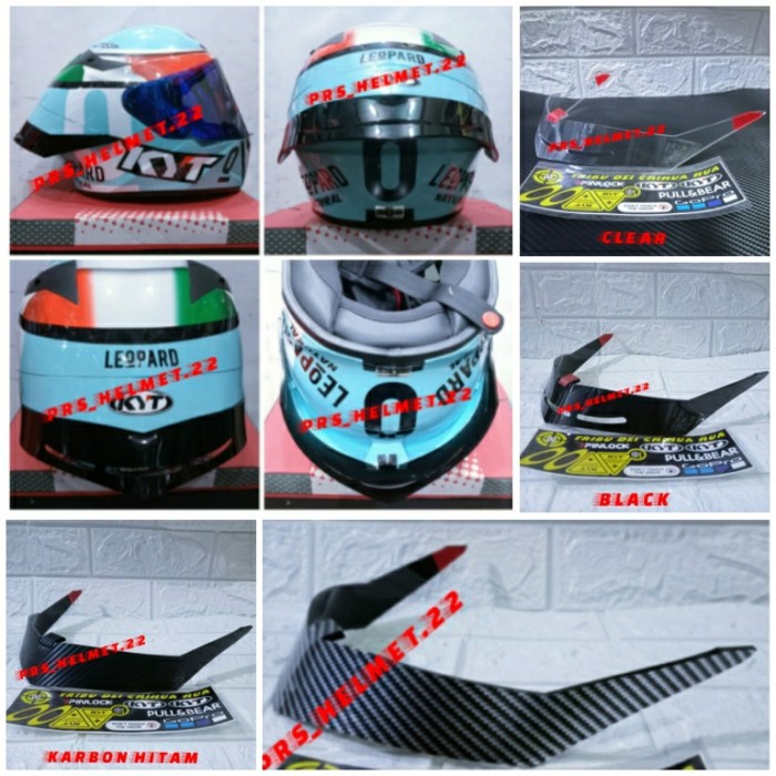 Jual Spoiler Helm Kyt Ttc/Tt Course Bonus Stiker Visor | Shopee Indonesia