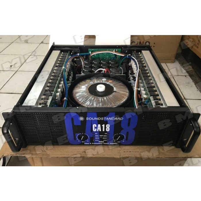 Jual POWER AMPLIFIER MURAH SOUNDSTANDARD CA 18 CA18 BODY PANJANG GRADE ...