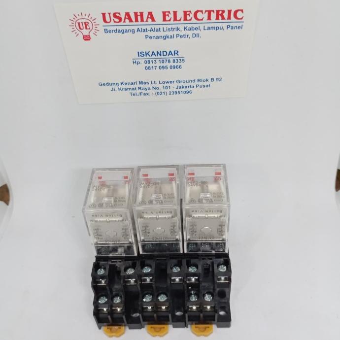 Jual Relay My2 Gs 24Vdc+Socket Omron Original | Shopee Indonesia