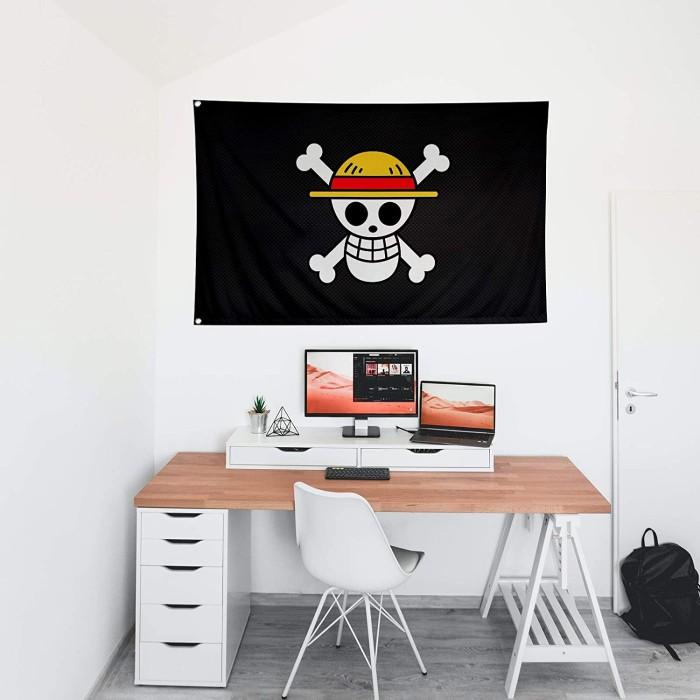 Jual Bendera One Piece Straw Hat Luffy Bajak Laut Anime Pirates Flag ...