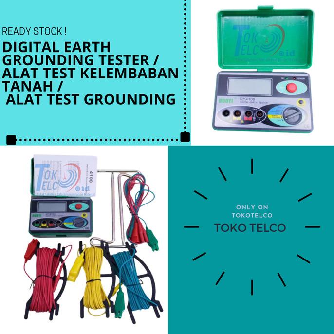 Jual Digital Earth Grounding Tester / Alat Test Kelembaban Tanah / Alat ...