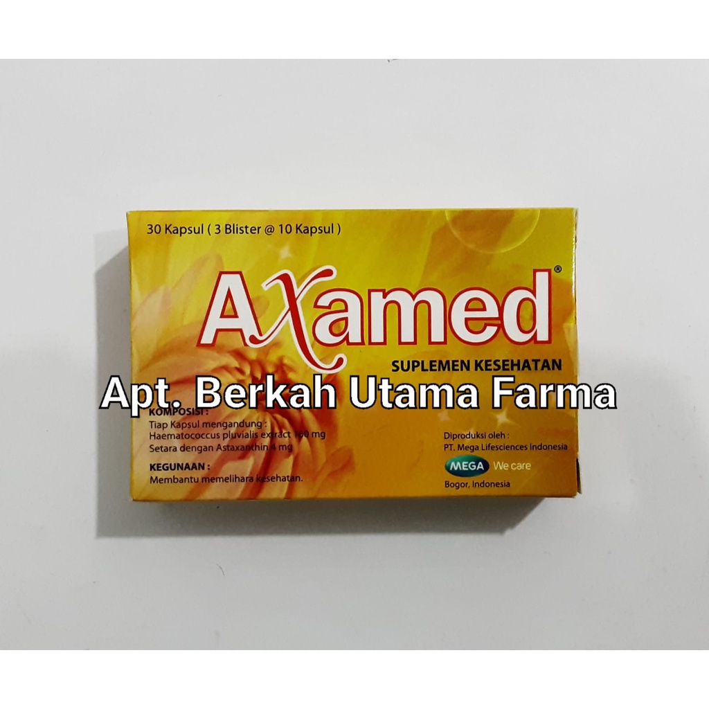 Jual Axamed Kapsul Box 30 Kapsul | Shopee Indonesia