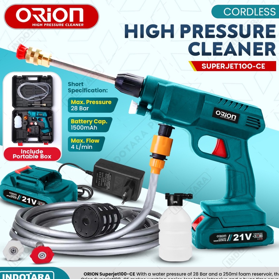 Jual READY!. Alat steam cuci motor & mobil Jet Cleaner Baterai- Orion ...