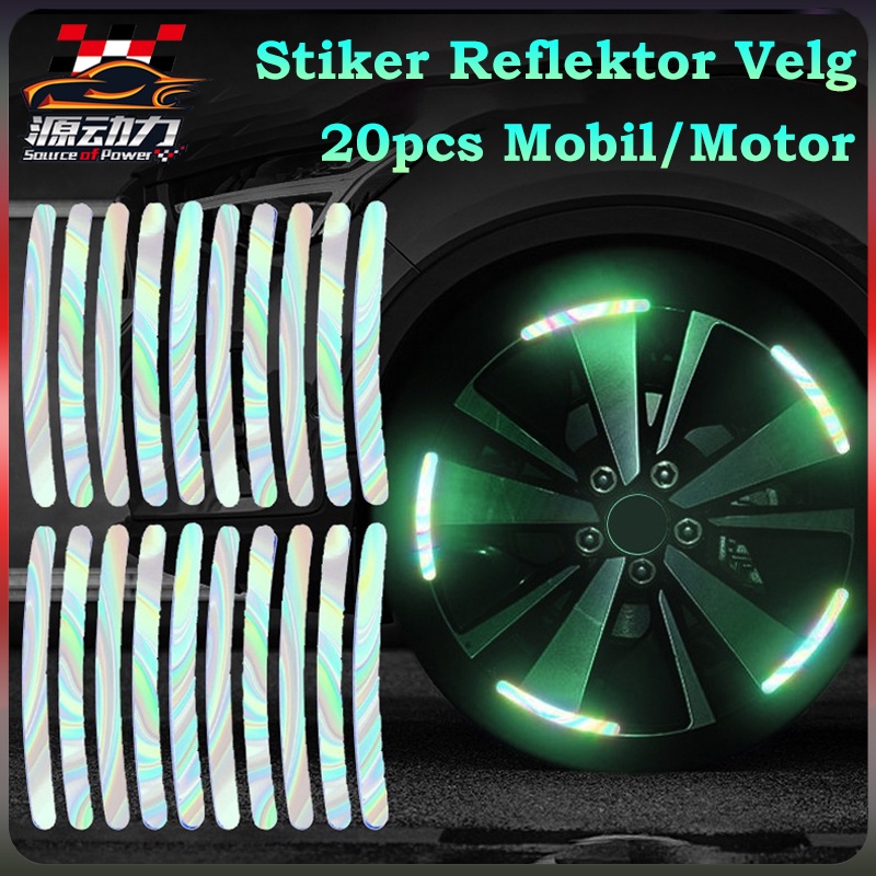 Jual Stiker Mobil Stiker Motor 20pcs Stiker Reflektor Select Mobil ...