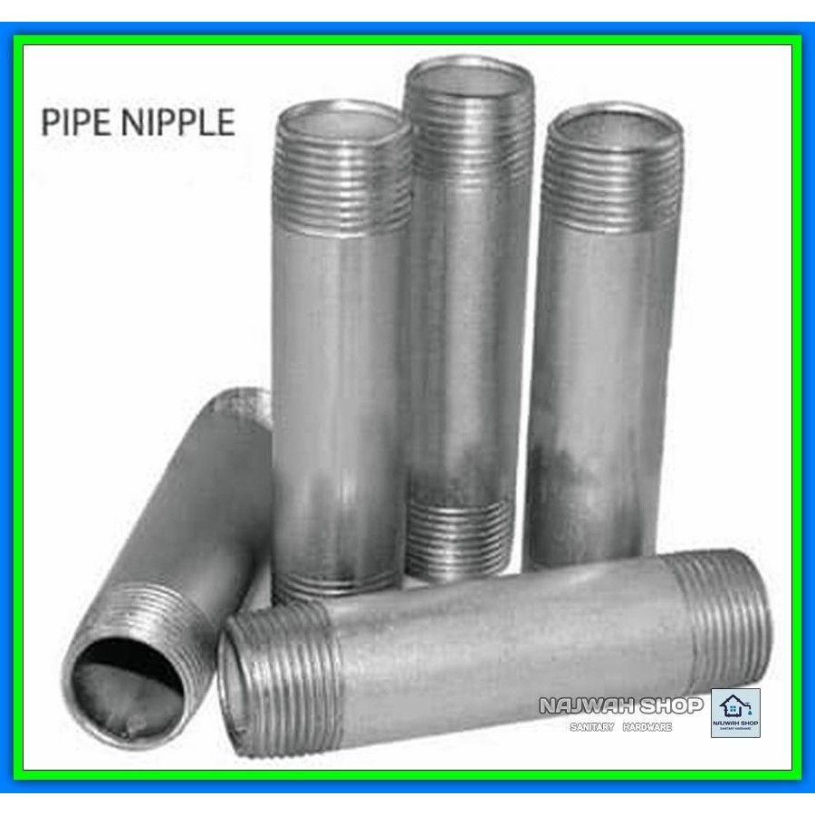 Jual Pipa Nepel Pipe Nipple 1/2" inch X 20 cm Stainless Steel SS 304 ...