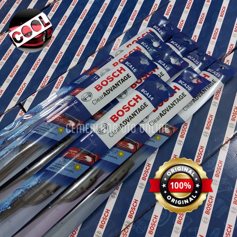 Jual Wiper Bosch Frameless Clear Advantage 14"/16”/17”/18”/19”/20”/21”/22"/24”/26” | Shopee ...