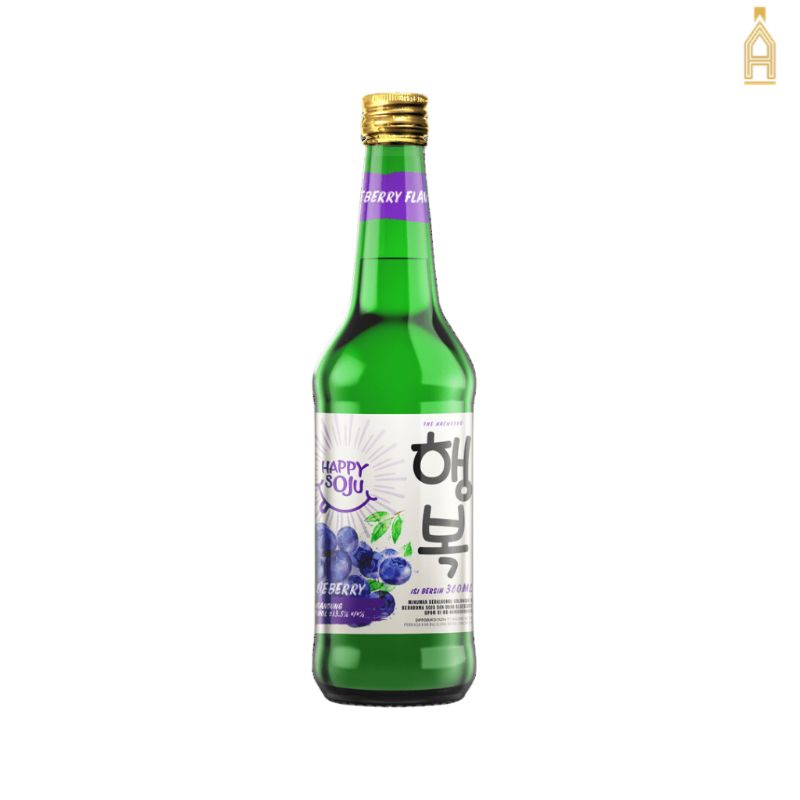 Jual Happy Soju Rasa Blueberry Taste Korea | Shopee Indonesia