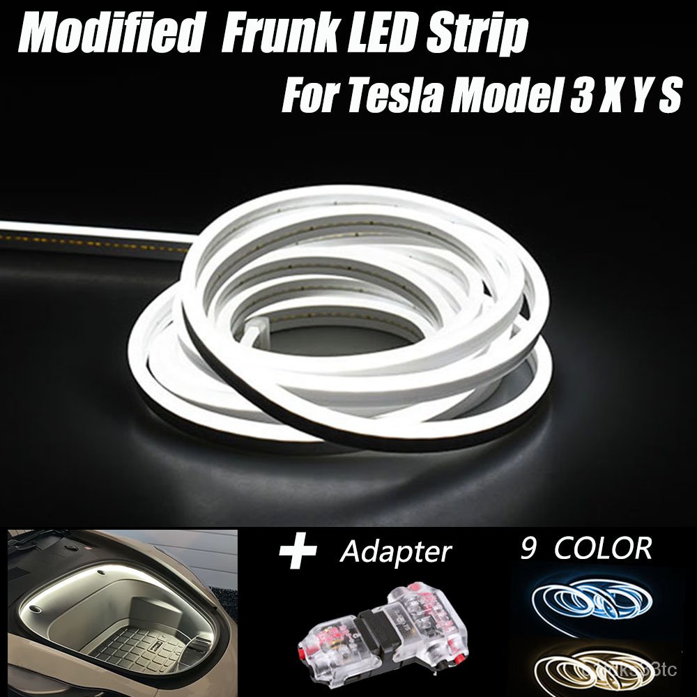 Jual &5M Frunk Brighten LED Strip Modified Lighting For Tesla Model 3 Y ...