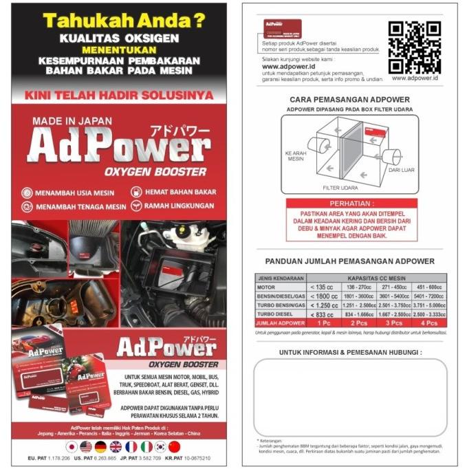 Jual Motor ADPOWER Oxygen Booster GEN2 Oksigen AD Power Japan | Shopee Indonesia