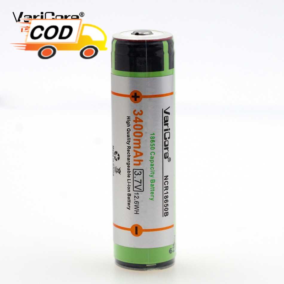 Jual Baterai 18650 3.7V 3400 mAh 3A Button Top Cas Rechargeable Batu ...