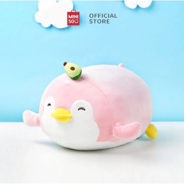 Jual COD BALI MINISO Lying Penguin Plush Toy Avocado Banana Boneka ...