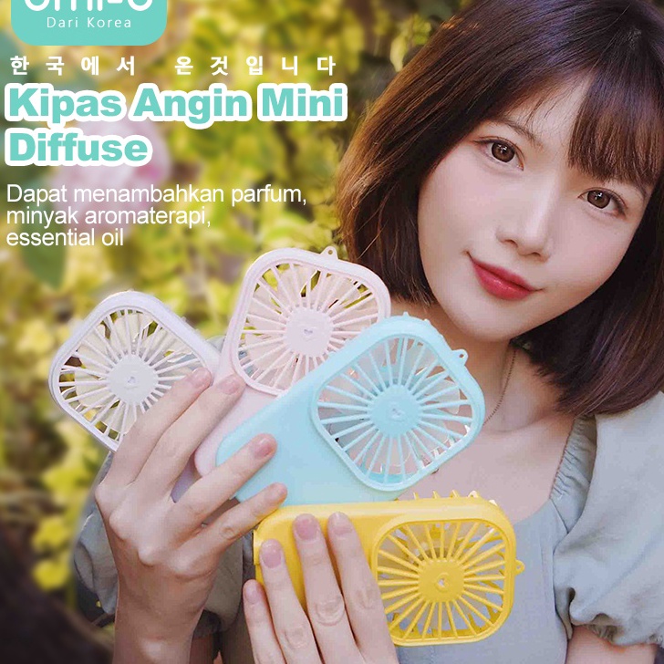 Jual Harga Heboh OMFU Kipas angin Parfum Portabel mini nano spray Kipas ...