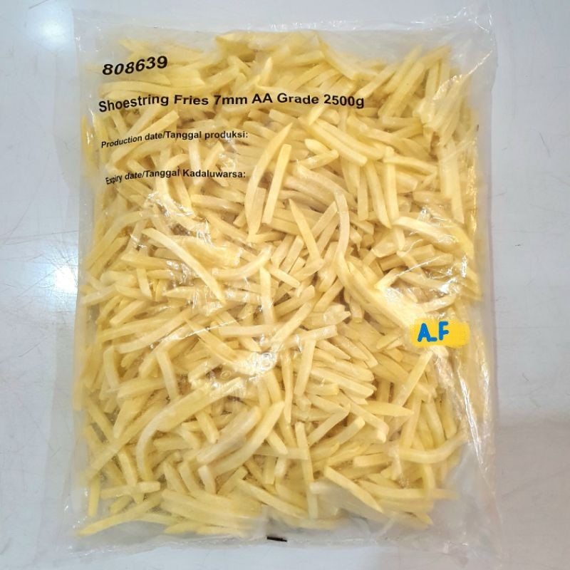 Jual KENTANG SHOESTRING CURAH REPACK 2.5 KG 2,5 KILO 2500 GR FRENCH ...