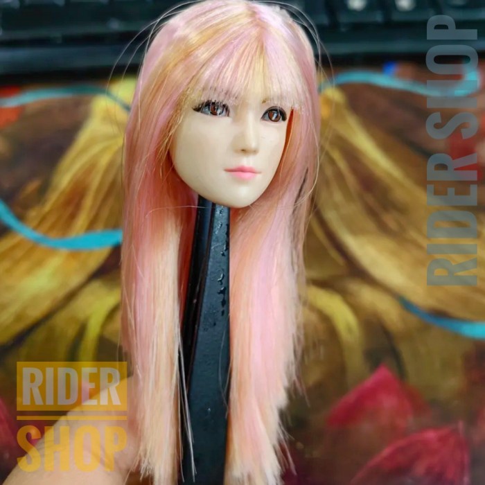 Jual DISKON SPESIAL SKALA 1/6 HEADSCULPT FEMALE PINK HAIR DEAD OR ALIVE ...