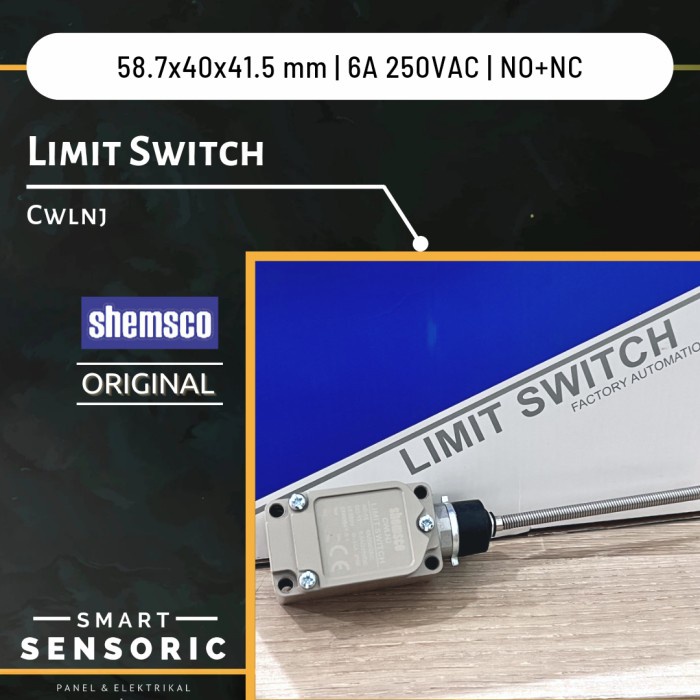 Jual Shemsco CWLNJ Limit Switch Two Circuit Setara WLNJ Omron | Shopee Indonesia