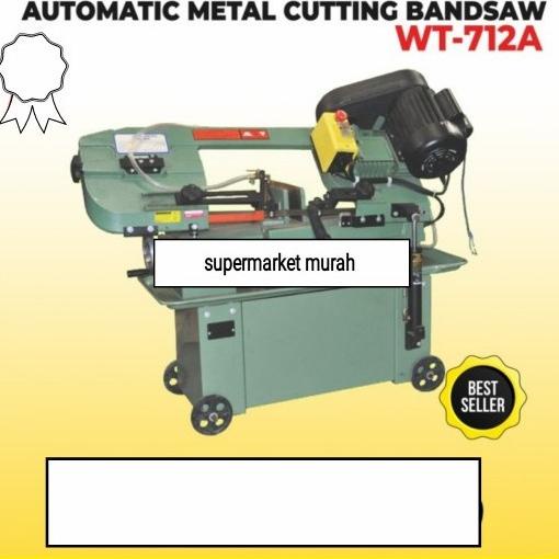 Jual Bandsaw Potong Besi Otomatis 65 Fpm Metal Cutting Machine -Wt712A ...