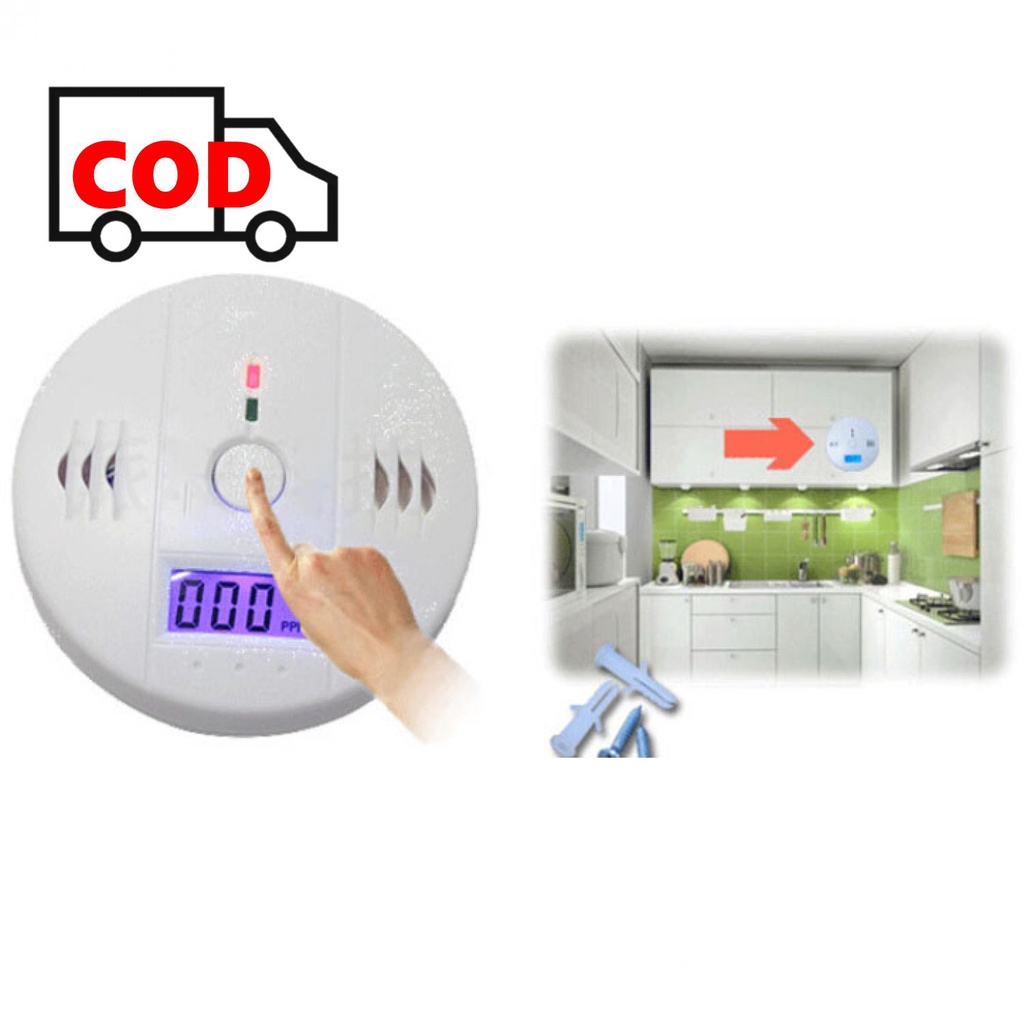 Jual Smoke Alarm Detektor Asap Kebakaran Bunyi Suara Keras Alat Deteksi ...
