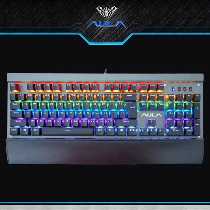 Jual Keyard Aula Ak-2020 Black Grey Original | Shopee Indonesia