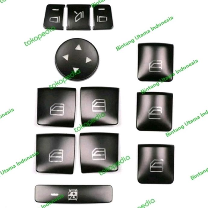 Jual Cover Nosticker Power Window Switch Mercedes W204 W212 C200 C250 ...