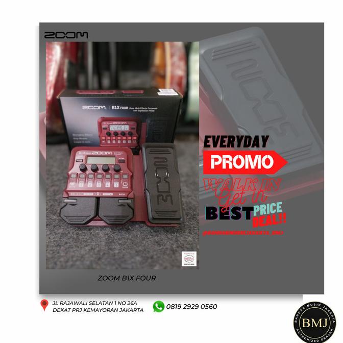 Jual Zoom B1X FOUR w AD16E Bass Multi-effects Processor,BMJ | Shopee ...