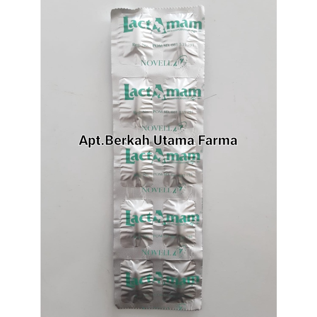 Jual Lactamam Strip Isi 10 Tablet | Shopee Indonesia