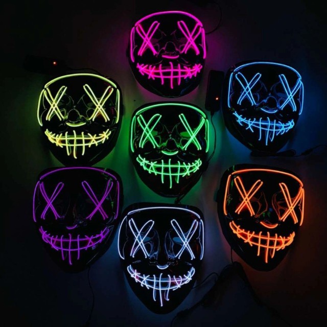 Jual Tog Led Skull Mask The Purge Anarcy Cosplay Seram Tengkorak ...