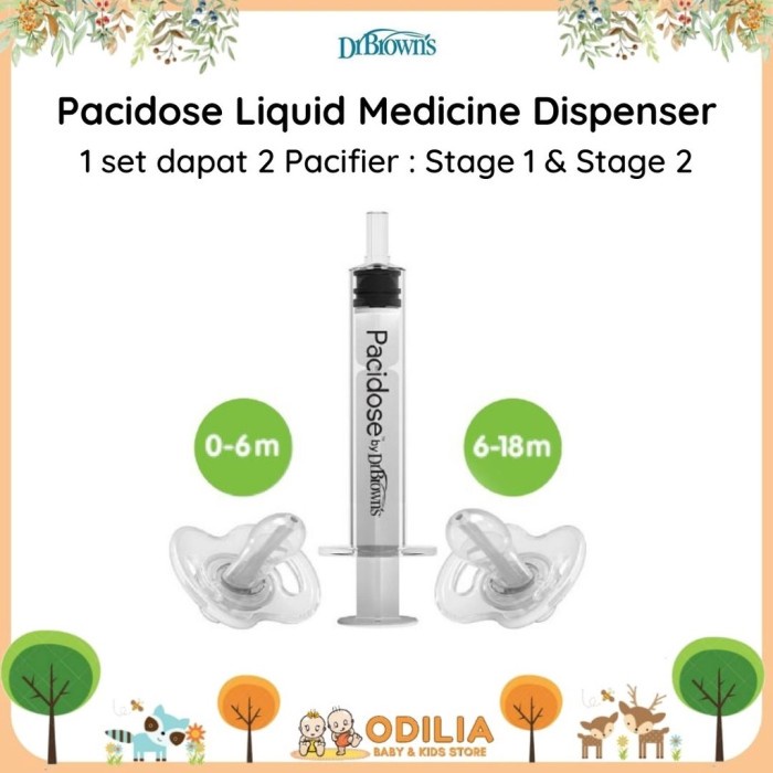 Jual Dr. Brown'S Pacidose Liquid Medicine Dispenser Include 2 Pacifier ...