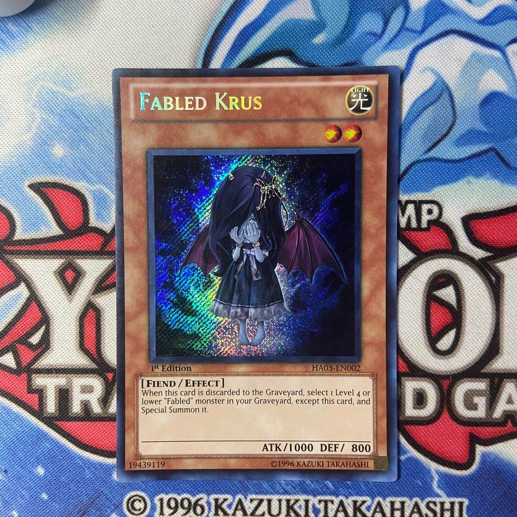 Jual yugioh fabled krus HA03 secret rare 1st original | Shopee Indonesia