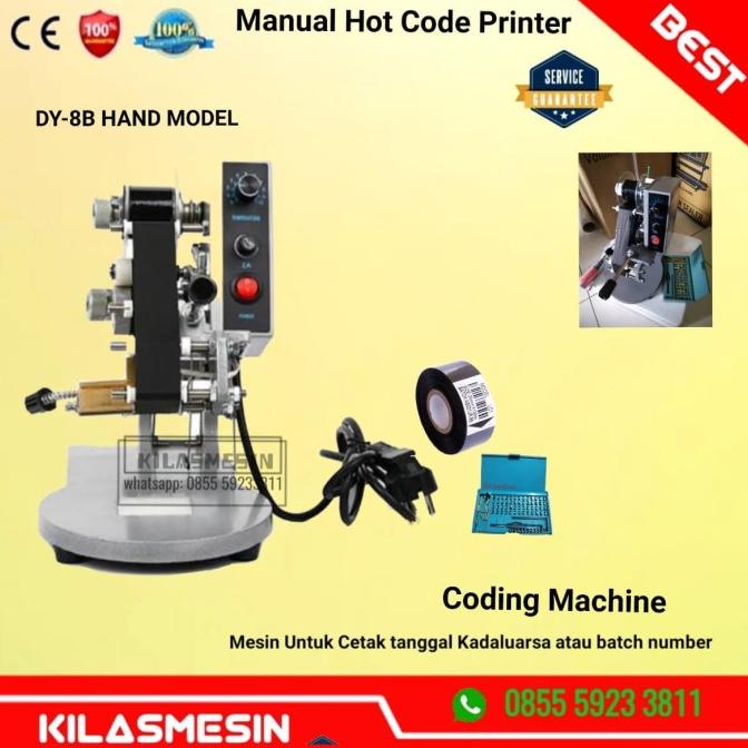 Jual Mesin Coding Dy-8 Manual Alat Cetak tanggal Kadaluarsa Expired Prin he | Shopee Indonesia