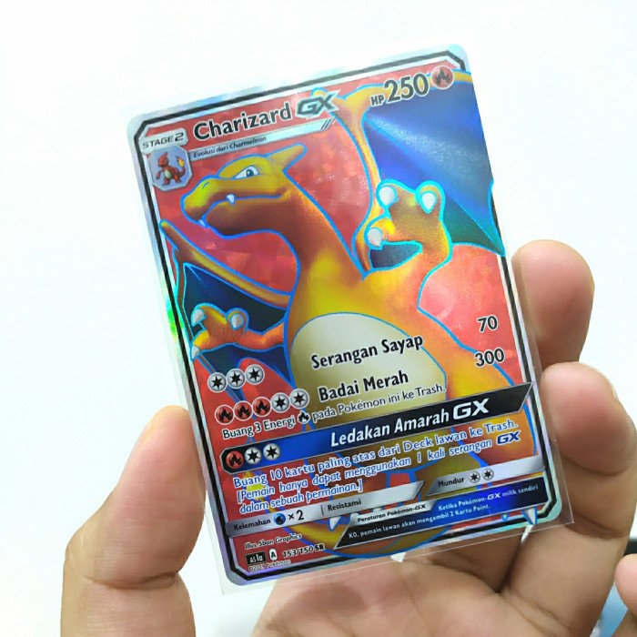 Jual Charizard Gx Sr As1A Hantaman Pertama 1St Pokemon Indonesia ...