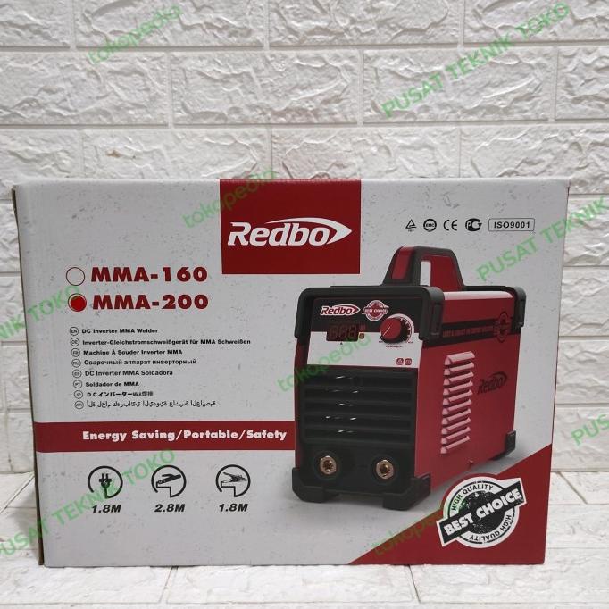 Jual REDBO MMA 200 MESIN LAS LISTRIK INVERTER 200A REDBO INVERTER IGBT 200A | Shopee Indonesia