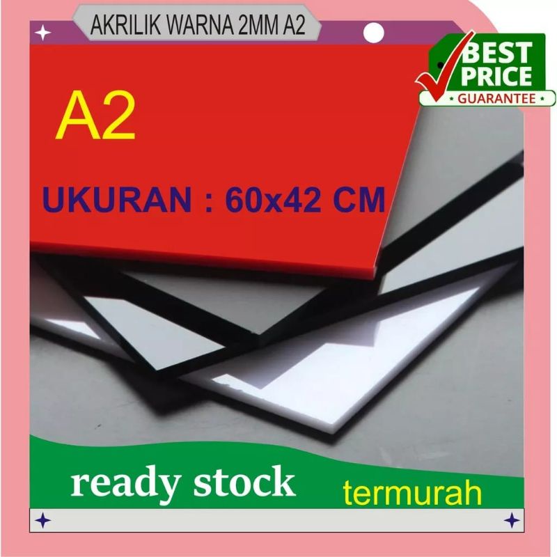 Jual AKRILIK CUSTOM HITAM GLOSSY A2 2MM UK 60 X 42 CM | Shopee Indonesia