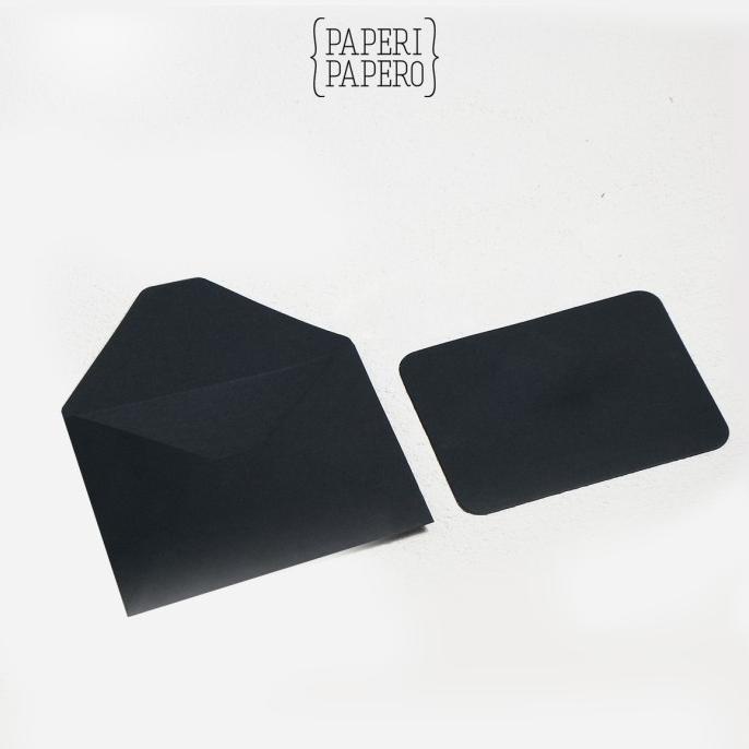 Jual /////] Black Envelope with Black Card- Amplop Hitam dengan Kartu ...