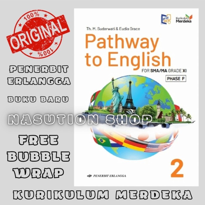 Jual Kekinian Buku Pathway To English Kelas 2 / Xl 11 Sma Erlangga Kurikulum Merdeka | Shopee ...
